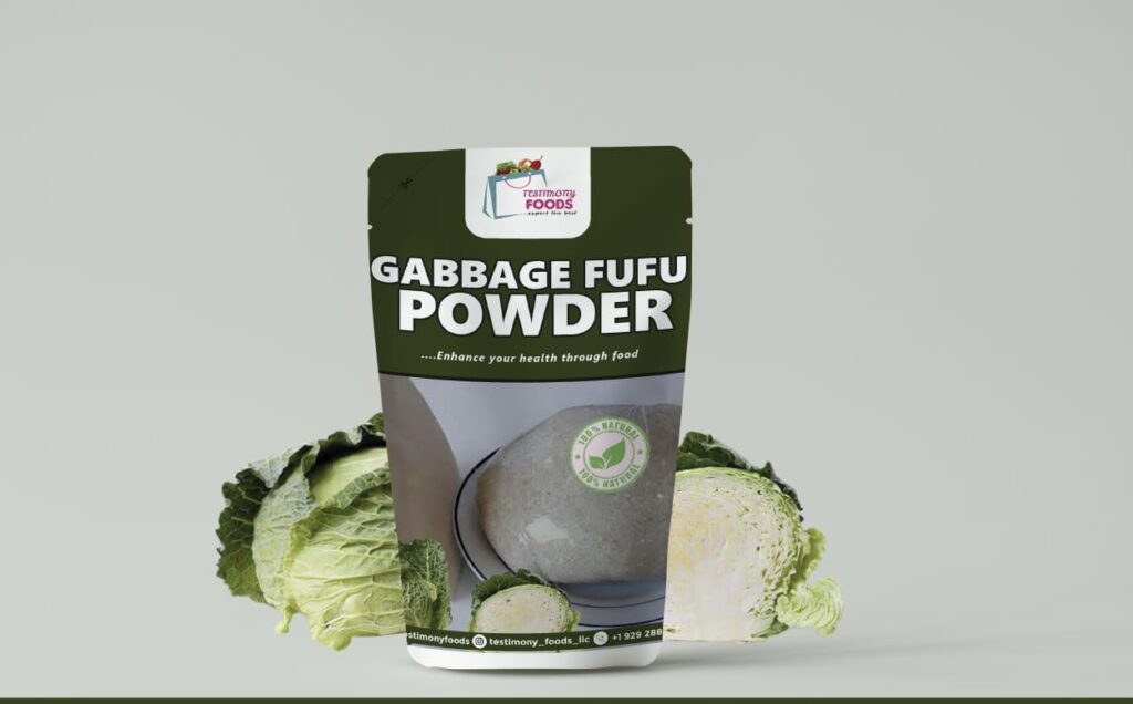 Cabbage Fufu Powder – testimonyfoods.com